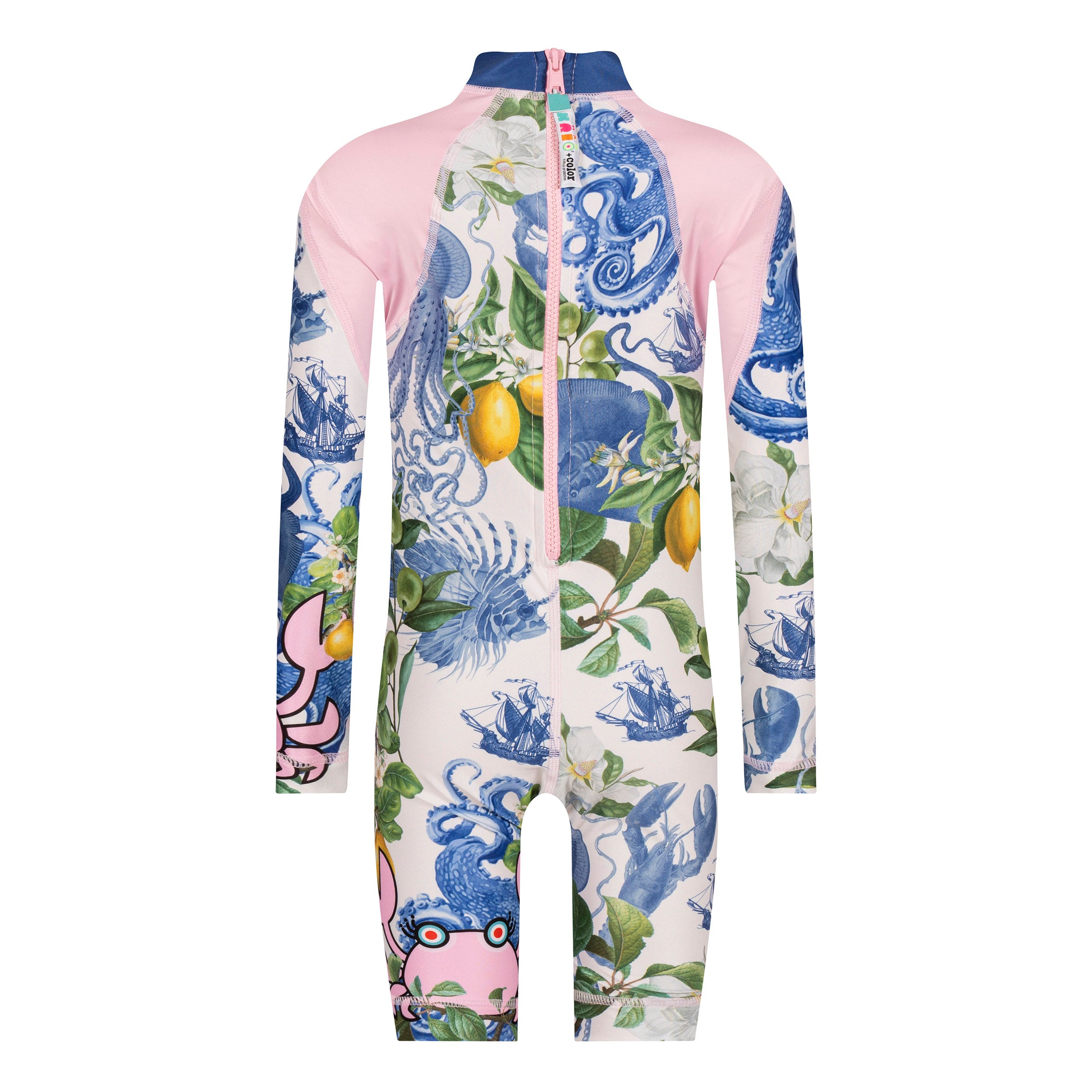 Oceano Sea Lion Girls Long Sleeve Sunsuit - UV Swimwear | Krio + Color ...